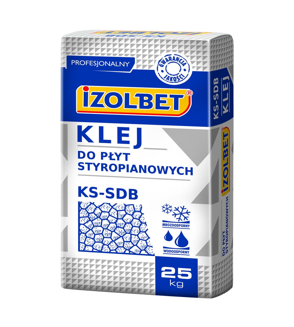 Zaprawa klejąca do styropianu Izolbet KS-SDB 25 kg