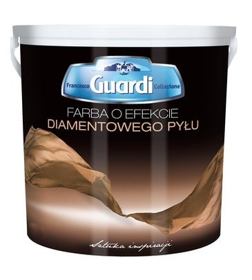 Farba o efekcie diamentowego pyłu F. Guardi baza złota 1l