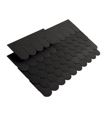 Gont bitumiczny karpiówka, Nexler grafitowy, 3 m2 wym. 80x32 cm