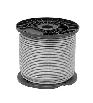 Lina stalowa PVC fi 6 mm mb