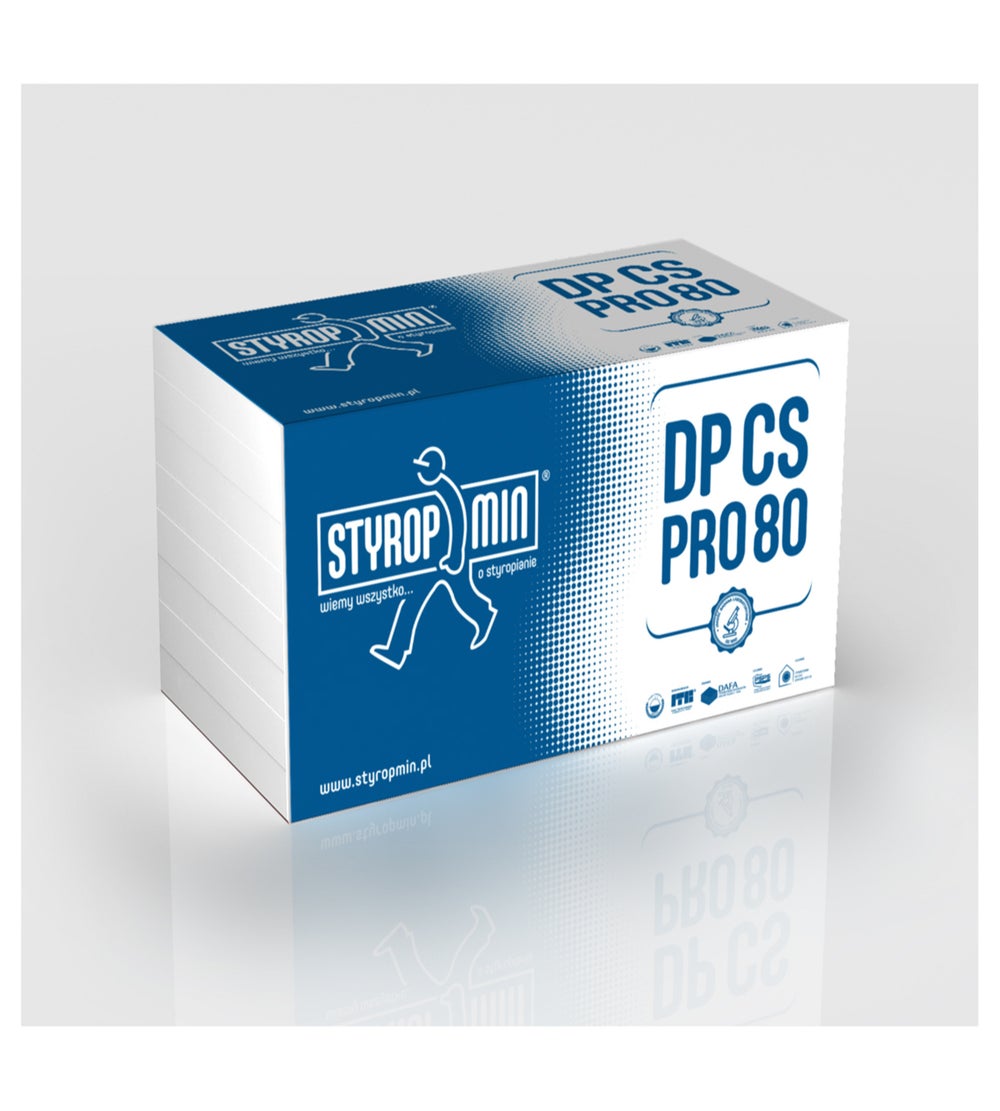 Styropian Styropmin EPS80 037 5 cm 0.037 W/(mK) 6 m2