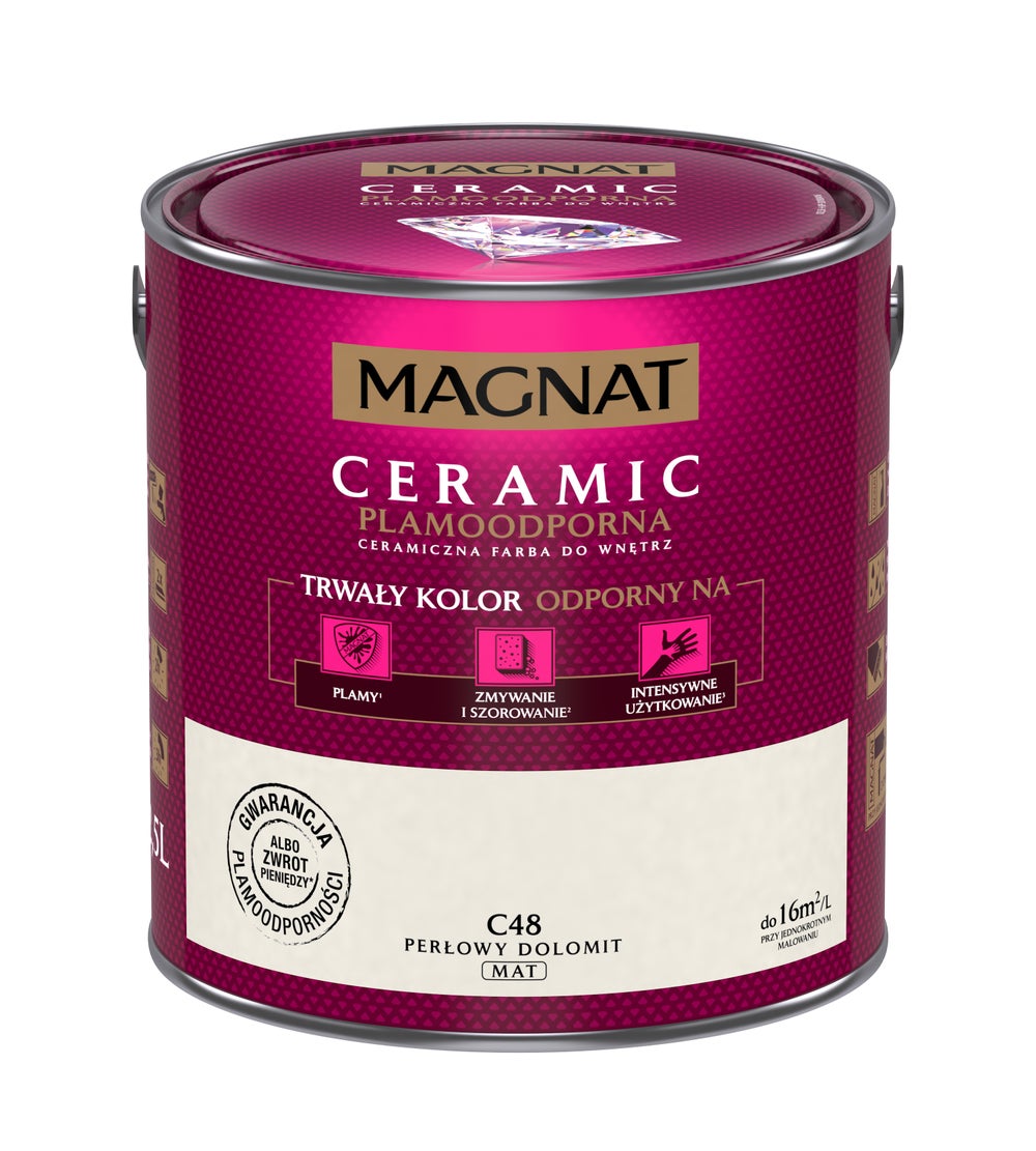 Farba Magnat Ceramic perłowy dolomit 2,5l
