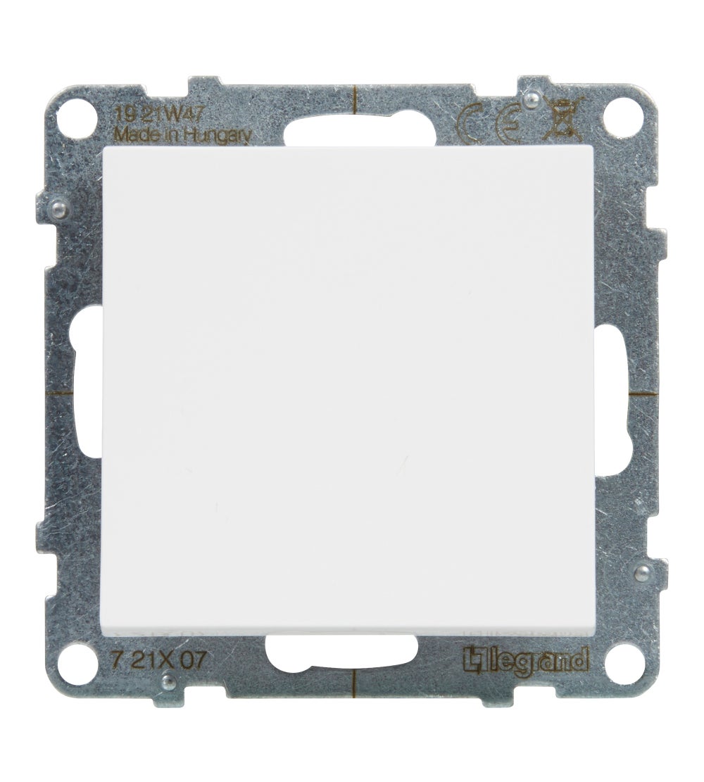 Łącznik krzyżowy - 10 AX - 250 V~ - zaciski śrubowe, Biały