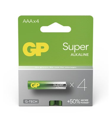 Bateria alkaliczna GP SUPER AAA LR03 1,5V 4szt