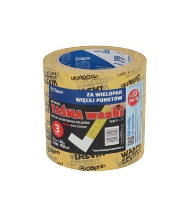 Taśma malarska do odcinania kolorów BlueDolphin Washi 35mm x 50m 3 sztuki