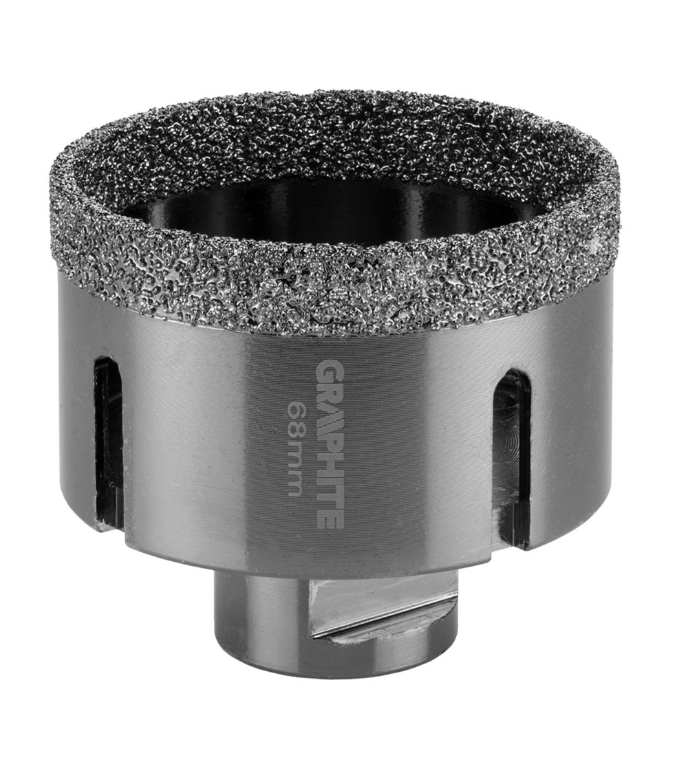 Otwornica do gresu "na sucho" 68 mm M14 Graphite