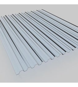 Płyta profilowana PVC trapezowa, bezbarwna wym. 250x0,90 cm, trapez 76/16