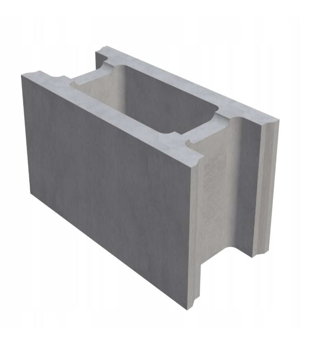 Pustak szalunkowy Technobeton PSB 49x25x24 cm.