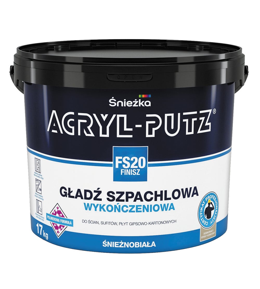 Masa szpachlowa Acryl Putz Finish FS20 17kg