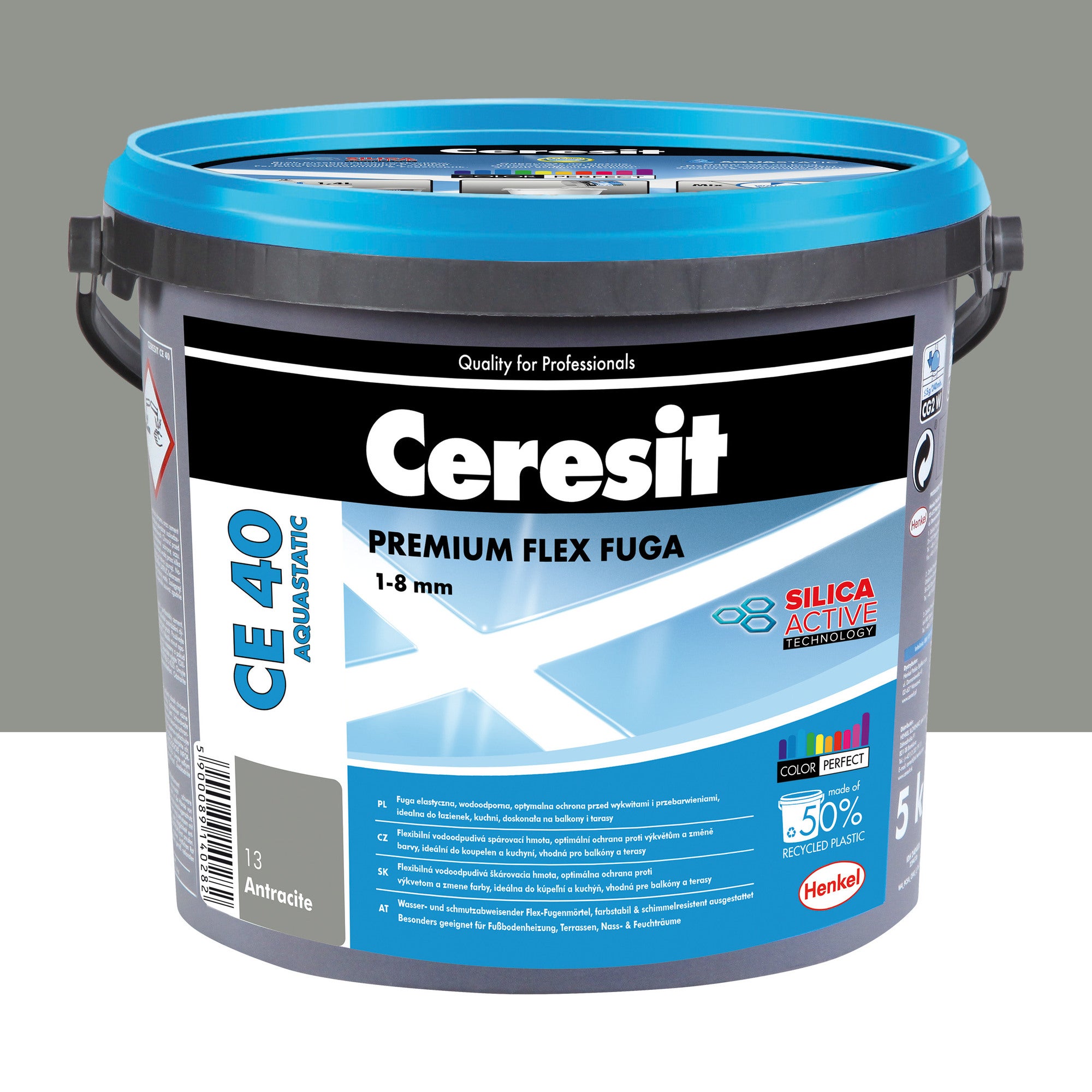 Fuga CE40 Aquastatic 13 antracite 5 kg - Bricoman.pl